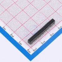 China SMT Female Header Connector Kinghelm KH-1.27FH-2X23P-H4.3-SMT with Dual Row and Phosphor Bronze Contacts for sale