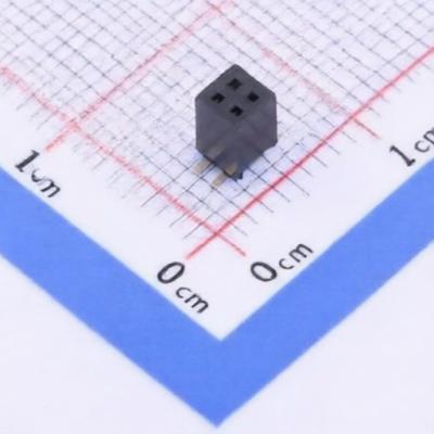 China SMT Female Header Kinghelm KH127FH2X2PH43SMT Featuring Polyester Insulator and Gold Flash Contacts for sale