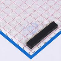 China Connector 2x19 Pin 2.54mm Pitch 8.5mm Height Kinghelm KH-2.54FH-2X19P-H8.5 Electronic Component for sale