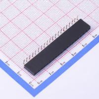 China Electronic Connector 20 Position Single Row 254mm Pitch Height 85mm Kinghelm KH-2.54FH90-1X20P-H8.5 for sale