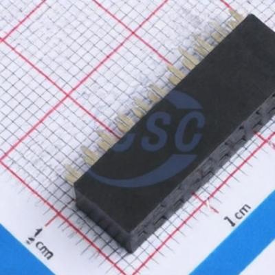 China 2.54mm pitch 2x11 position connector kinghelm KH-2.54FH-2X11P-H8.5 height 8.5mm electronic component for sale