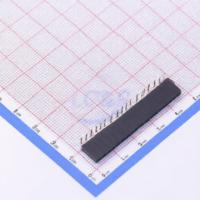 China 2.54mm pitch connector 1x18P 8.5mm height kinghelm KH-2.54FH90-1X18P-H8.5 electronic component for sale