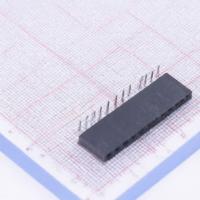 China Single row 16 pin connector pitch 254mm height 85mm kinghelm KH-2.54FH90-1X16P-H8.5 electronic part for sale
