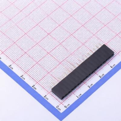 China Female Header Kinghelm KH-2.54FH-1X18P-H8.5 with Electrical Contacts and Various Insulator Materials for sale
