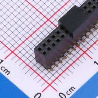 China Connector 1.27mm Pitch 2x15P Height 4.3mm SMT Kinghelm KH-1.27FH-2X15P-H4.3-SMT Electronic Component for sale