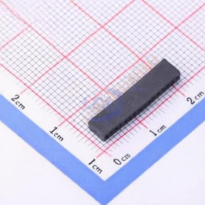 China 1.27mm pin spacing single row 16 pins kinghelm KH-1.27FH-1X16P-H4.3 dip connector with 1.0 amps current rating for sale