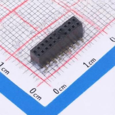 China Surface Mount Connector Kinghelm KH-1.27FH-2X11P-H4.3-SMT Female Header 1.27mm Pitch Dual Row for sale
