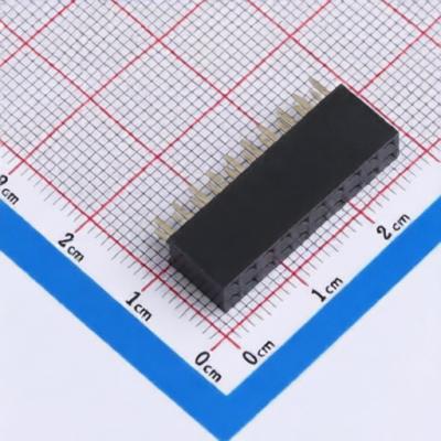 China 2.54mm Pitch Connector 2x10 Positions 8.5mm Height Kinghelm KH-2.54FH-2X10P-H8.5 Electronic Component for sale