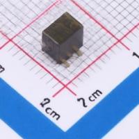 China Electronic connector SMT type 1.27 millimeter pitch 2 rows 3 pins height 4.3 millimeter Kinghelm KH-1.27FH-2X3P-H4.3-SMT for sale