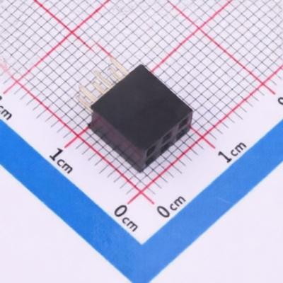 China Kinghelm KH-2.54FH-2X3P-H8.5 2x3P Connector 2.54mm Pitch and 8.5mm Height for Electronic Applications for sale