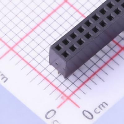 China Durable Female Header Connector Kinghelm KH-1.27FH-2X10P-H4.3 1.27mm Pitch Dual Row 20 Pins for sale