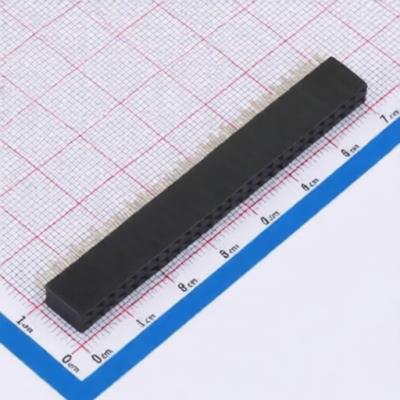 China Connector 27 Pins 2 Rows 2 54mm Pitch 8 5mm Height Kinghelm KH 2 54FH 2X27P H8 5 Electronic Component for sale