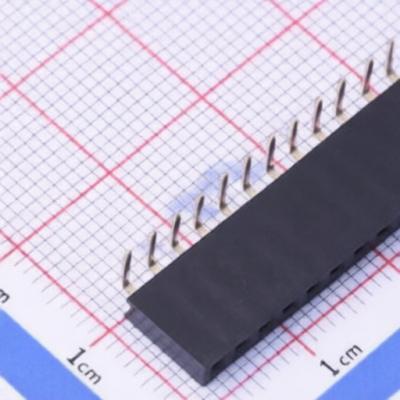 China connector 254mm pitch 1x12P 85mm height kinghelm KH-2.54FH90-1X12P-H8.5 for electronic manufacturing for sale