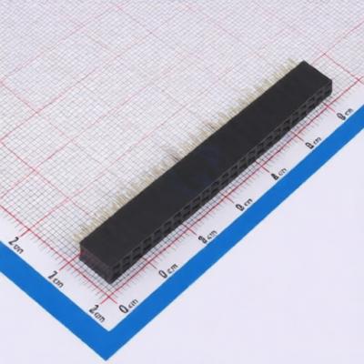 China Durable 2x24 Position Connector Kinghelm KH-2.54FH-2X24P-H8.5 with 2.54mm Pitch and 8.5mm Height for sale