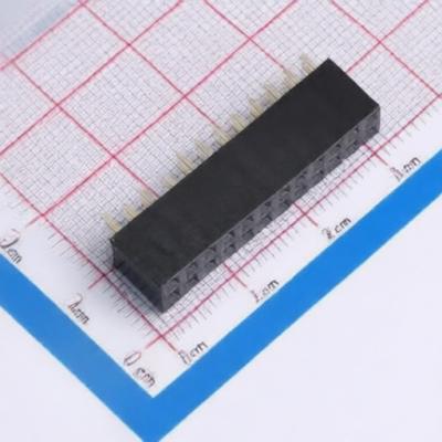 China 2.54mm pitch connector 2x12 positions height 85mm Kinghelm KH-2.54FH-2X12P-H8.5 electronic component for sale