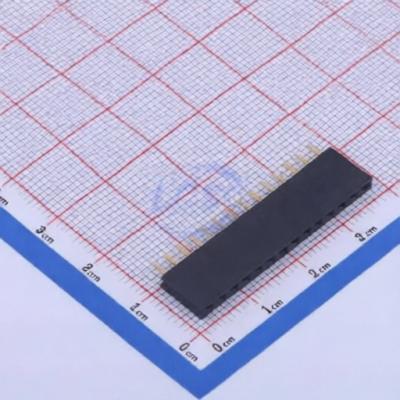 China 180 Pin Single Row Box Header 254 Millimeter Pitch Nylon Material Kinghelm KH-A2541HWV-14P Connector for sale