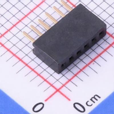 China Compact kinghelm KH-1.27FH-1X6P-H4.3 female header connector designed for performance in harsh environments for sale