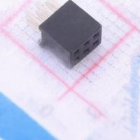 China Double Row Female Header Connector Korean Hroparts Elec PH1.27WV-2*3P ROHS Certified with 1.27mm Pitch for sale