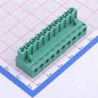 China green 10 position screw terminal connector 508mm pitch kinghelm KH-ZBK400R-10P-5.08GS for industrial for sale