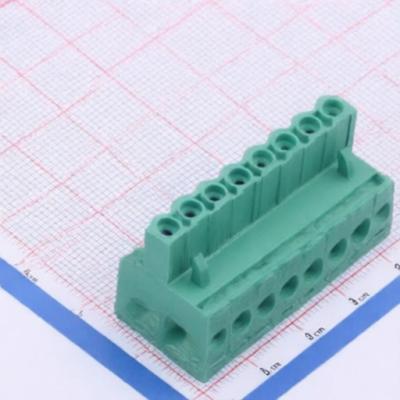 China Screw Terminal 8P Terminal Block 5.08mm Pitch Kinghelm KH-ZBK400R-8P-5.08GS Electrical Connector for sale