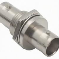 China 50 Ohm BNC F-F Bulkhead Adapter Panel Mount Connector L-com BA1087 for Coaxial Applications for sale