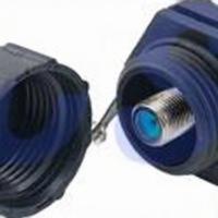 China L-com V7C00021 F Adapter F F Connector Featuring IP68 Rating and Dust Caps for Outdoor Connectivity for sale