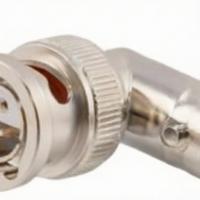 China 78 Ohm Coaxial Adapter BNC Twinax Plug Jack Right Angle L-com LCAD30025 for Twinax Differential Pair for sale