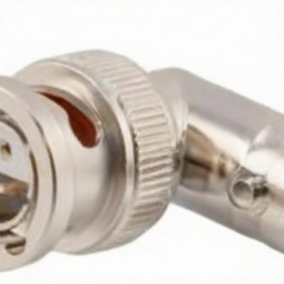 China 78 Ohm Coaxial Adapter BNC Twinax Plug Jack Right Angle L-com LCAD30025 for Twinax Differential Pair for sale
