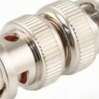 China L-com LCAD30024 RF Coaxial Adapter BNC Twinax Plug to Plug Straight Brass Nickel Plated Connector for sale