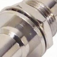 China Durable RCA Jack Bulkhead Adaptor L-com BA400B Featuring Nickel Plated Brass and Delrin Insulator for sale