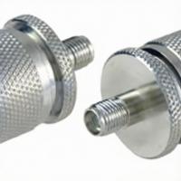 China coaxial adapter L-com AXA-NMSF N Male to SMA Female with 1000V withstand voltage and gold plated brass pin for sale