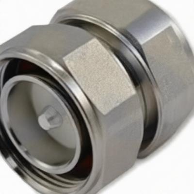 China 7 16 DIN Male to 7 16 DIN Male Adapter L com AXA PDMDM with Bronze Center Contact and PTFE Insulator for sale