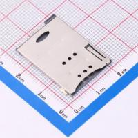 China Durable Korean Hroparts Elec SIM-17A SIM Card Restraint Zone ROHS Compliant PCB Layout Recommended for sale