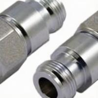 China coaxial N Male to N Female adapter L com AXA PNMNF with brass body PTFE insulator and bronze contact for sale