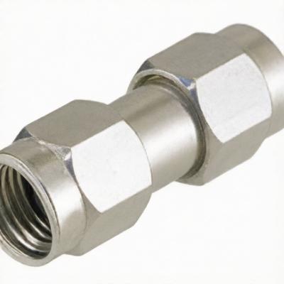 China RF coaxial adapter L-com AXA-RSPRSP with nickel plated brass shell and Teflon dielectric insulation for sale