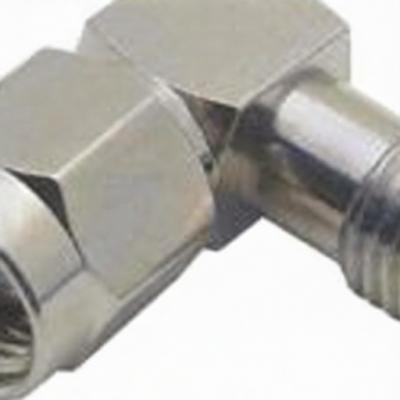 China Durable RA SMA M SMA F Coaxial Adaptor L-com BA20 Featuring Nickel Plated Brass And Teflon Insulation for sale