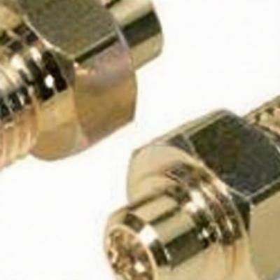 China Durable L-com BA3000 RF adapter SMA Female to MMCX Female connector with gold plated brass contacts and PTFE insulator for sale