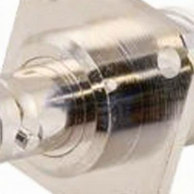China Type N female to BNC female flange adapter L-com LCAD30015 brass body nickel finish for RF applications for sale
