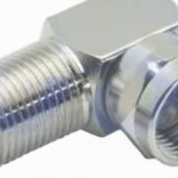 China Coaxial Connector Featuring F Type Male Plug and Female Jack L-com BA123 Providing 75 Ohms Impedance for sale