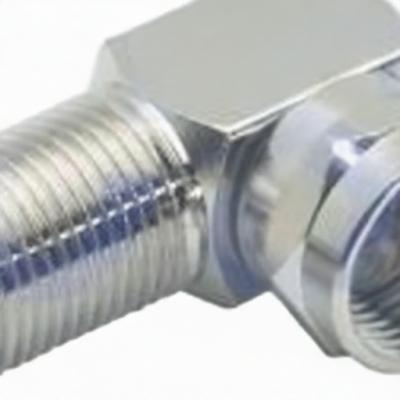 China Coaxial Connector Featuring F Type Male Plug and Female Jack L-com BA123 Providing 75 Ohms Impedance for sale
