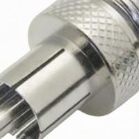 China RCA Plug and UHF Jack Coaxial Adapter L-com BA140 Nickel Plated Brass Construction RoHS Compliant Design for sale