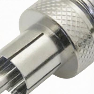 China RCA Plug and UHF Jack Coaxial Adapter L-com BA140 Nickel Plated Brass Construction RoHS Compliant Design for sale