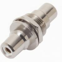 China Coaxial RCA Jack Bulkhead Adaptor L-com BA400 Featuring Nickel Plated Brass Body and RoHS Compliance for sale