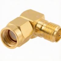 China Right Angle RP SMA Male Female Reverse Polarity Coaxial Adapter 50 Ohm Connector L com LCAD30036 for RF for sale