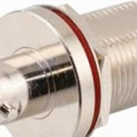 China RF coaxial adapter L-com LCAD30032 with N female to BNC female connectors straight bulkhead design for sale