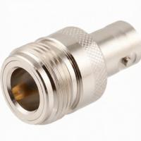 China RF adapter L-com LCAD30014 with gold plated contacts nickel plated brass body and 50 ohm impedance rating for sale