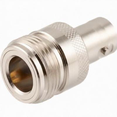 China RF adapter L-com LCAD30014 with gold plated contacts nickel plated brass body and 50 ohm impedance rating for sale