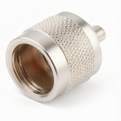 China High Reliability Coaxial Adapter L-com LCAD30022 Featuring Brass Nickel Body and Gold Center Contacts for sale