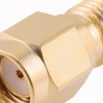 China Straight body RF coaxial adapter L-com LCAD30006 SMA male to SMA female reverse polarity connection for sale