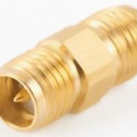 China Gold plated reverse polarity SMA female coaxial adapter L-com LCAD30007 supports frequencies from DC to 6 GHz for sale